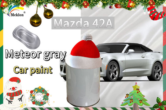 Customized Formula For 42A Meteor Gray Good Car Paint For Mazda